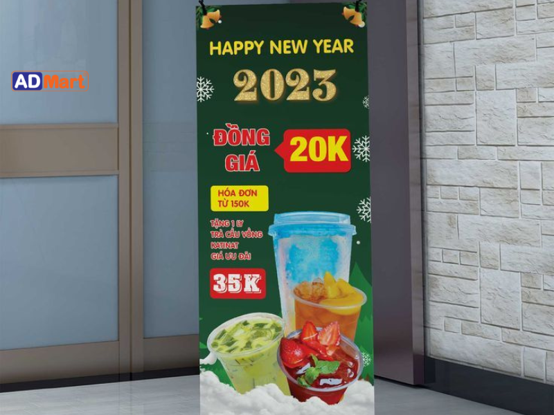 Tổng hợp mẫu in banner trà sữa đẹp ấn tượng