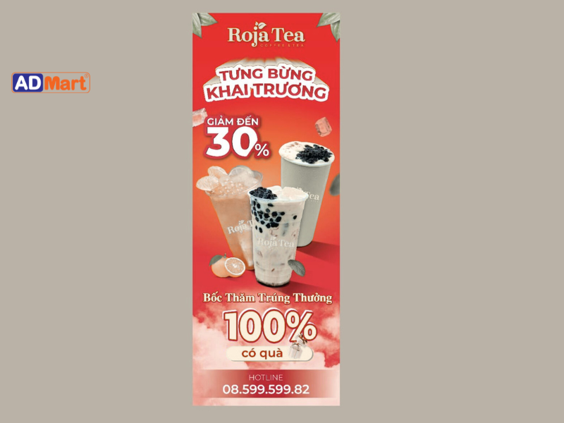 Tổng hợp mẫu in banner trà sữa đẹp ấn tượng